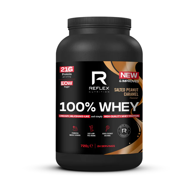 Reflex Nutrition 100% Whey 720g Salted Peanut Caramel | DrugX